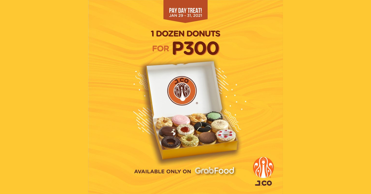 J.CO Donuts – P300 Dozen Donuts Promo | Manila On Sale