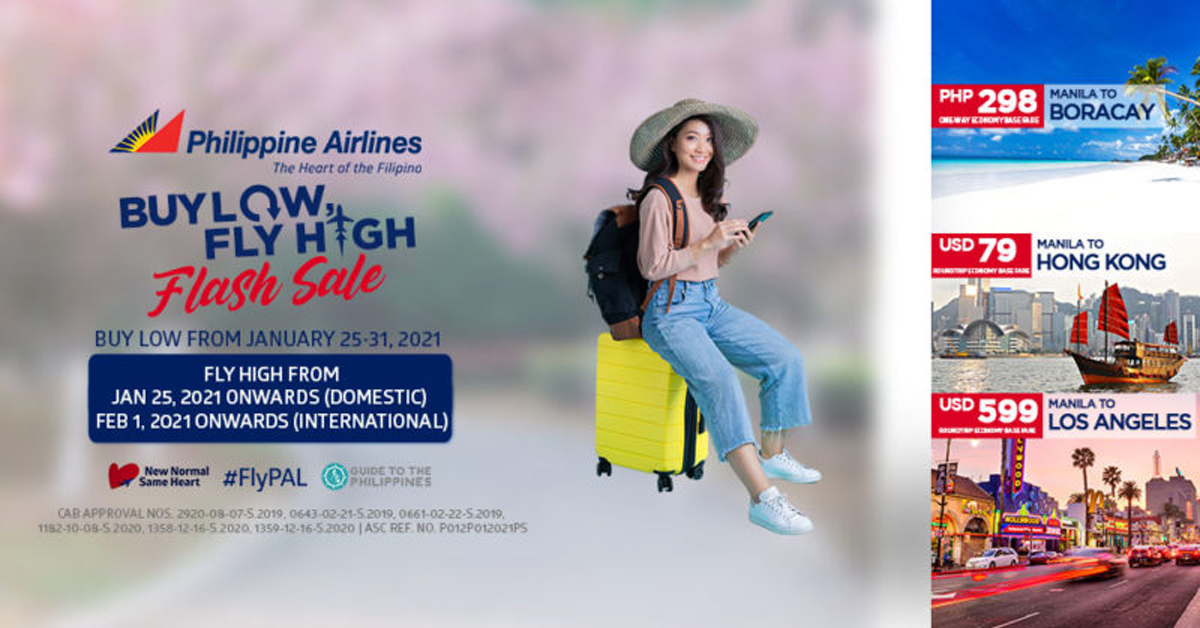 PAL – Buy Low, Fly High Flash Sale | Manila On Sale
