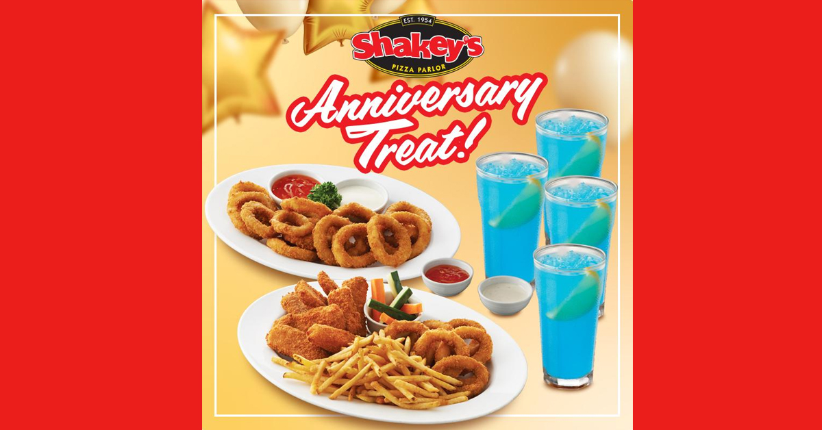 Shakey’s Anniversary Treat Promo
