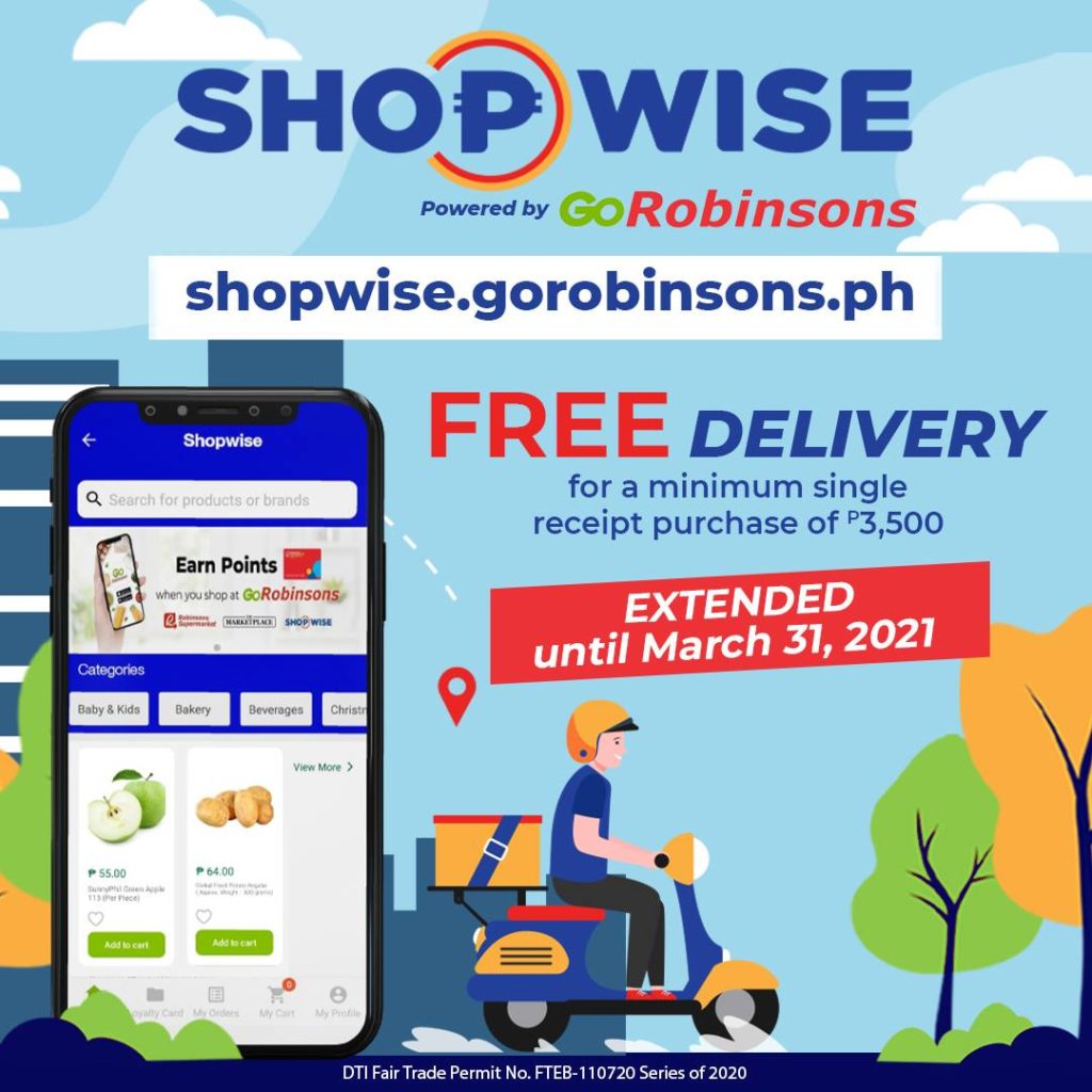 Shopwise FREE DELIVERY Promo | Manila On Sale