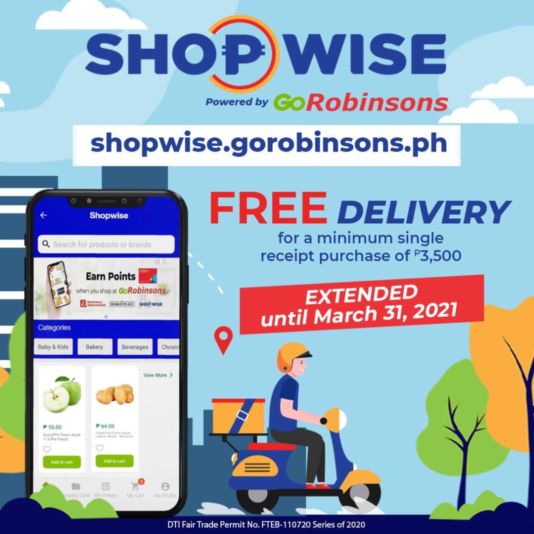 Shopwise FREE DELIVERY Promo | Manila On Sale