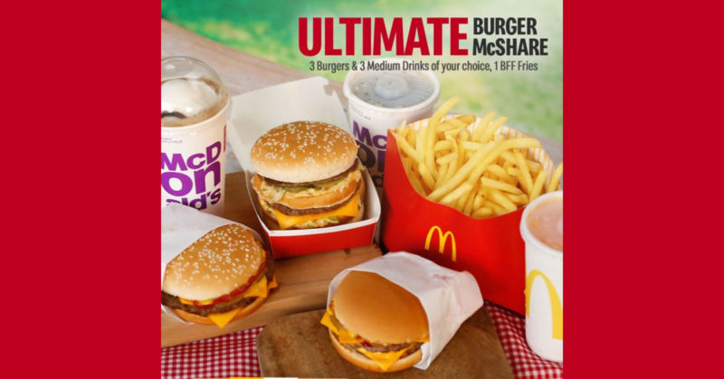 McDonald’s – Ultimate Burger McShare Promo