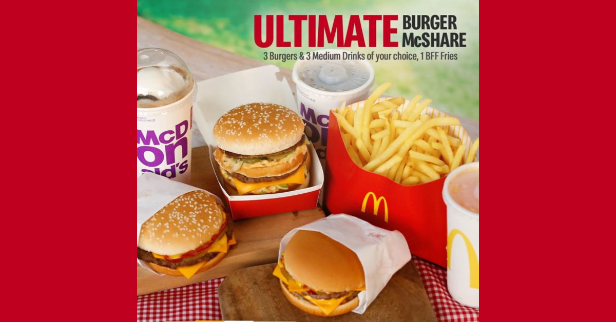 McDonald’s – Ultimate Burger McShare Promo