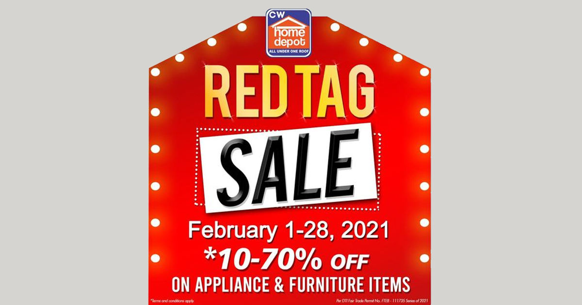 CW Home Depot Red Tag Sale | Manila On Sale