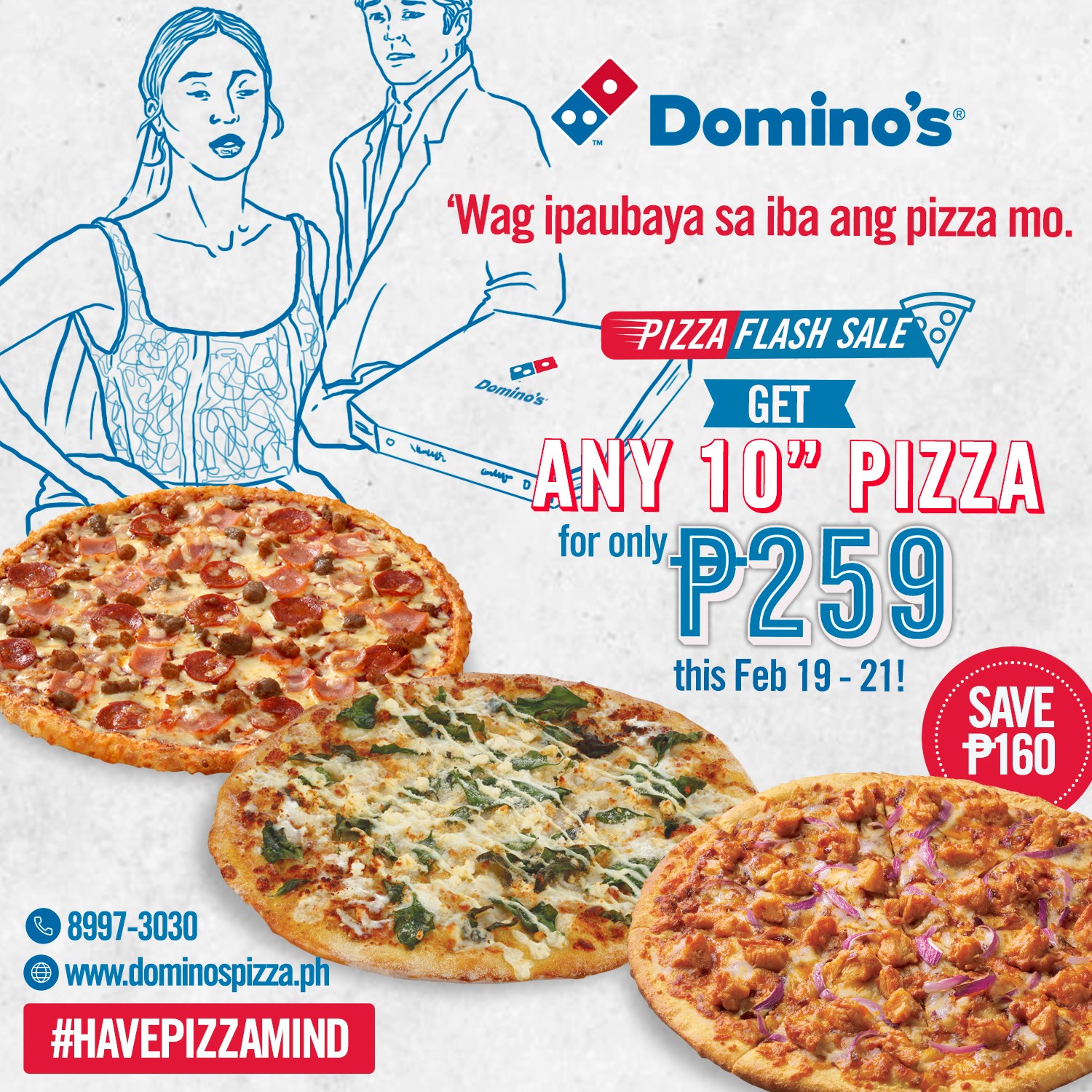 Domino’s Pizza – P259 10″ Pizza Promo | Manila On Sale