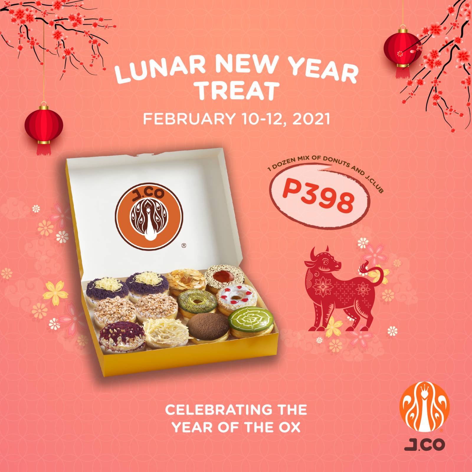 J.CO Donuts – P398 Lunar New Year Treat | Manila On Sale