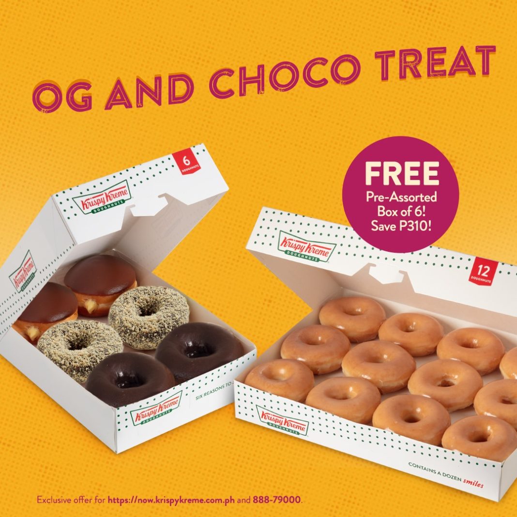 Krispy Kreme – Get FREE Pre-Assorted Box of 6 Promo | Manila On Sale