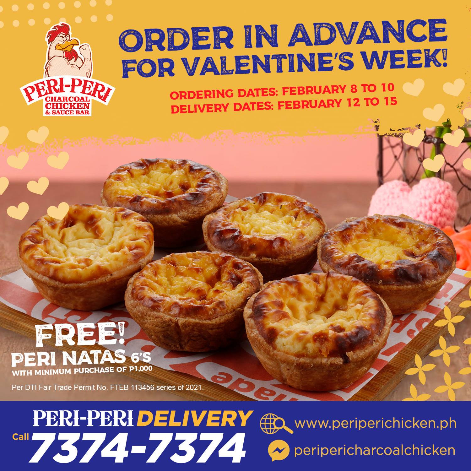 Peri-Peri – FREE 6PCS Natas Promo | Manila On Sale