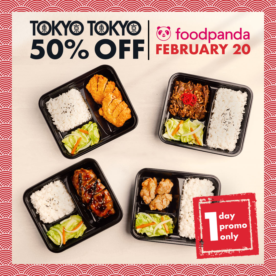 Tokyo Tokyo – 50% OFF FoodPanda Promo | Manila On Sale