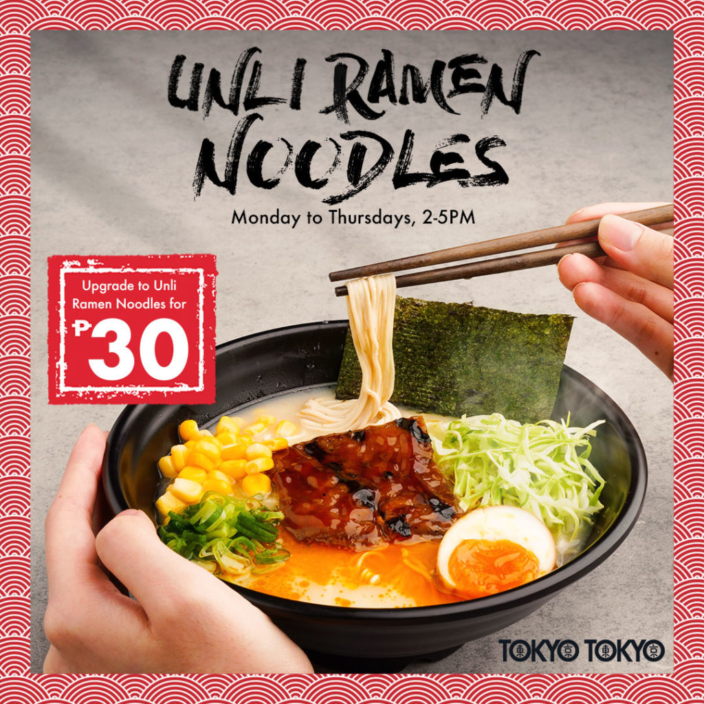 Tokyo Tokyo – Unlimited Ramen Noodles Promo | Manila On Sale