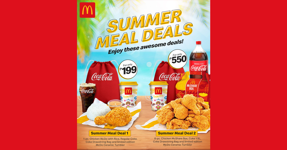 McDonald’s – Summer Meal Deals | Manila On Sale