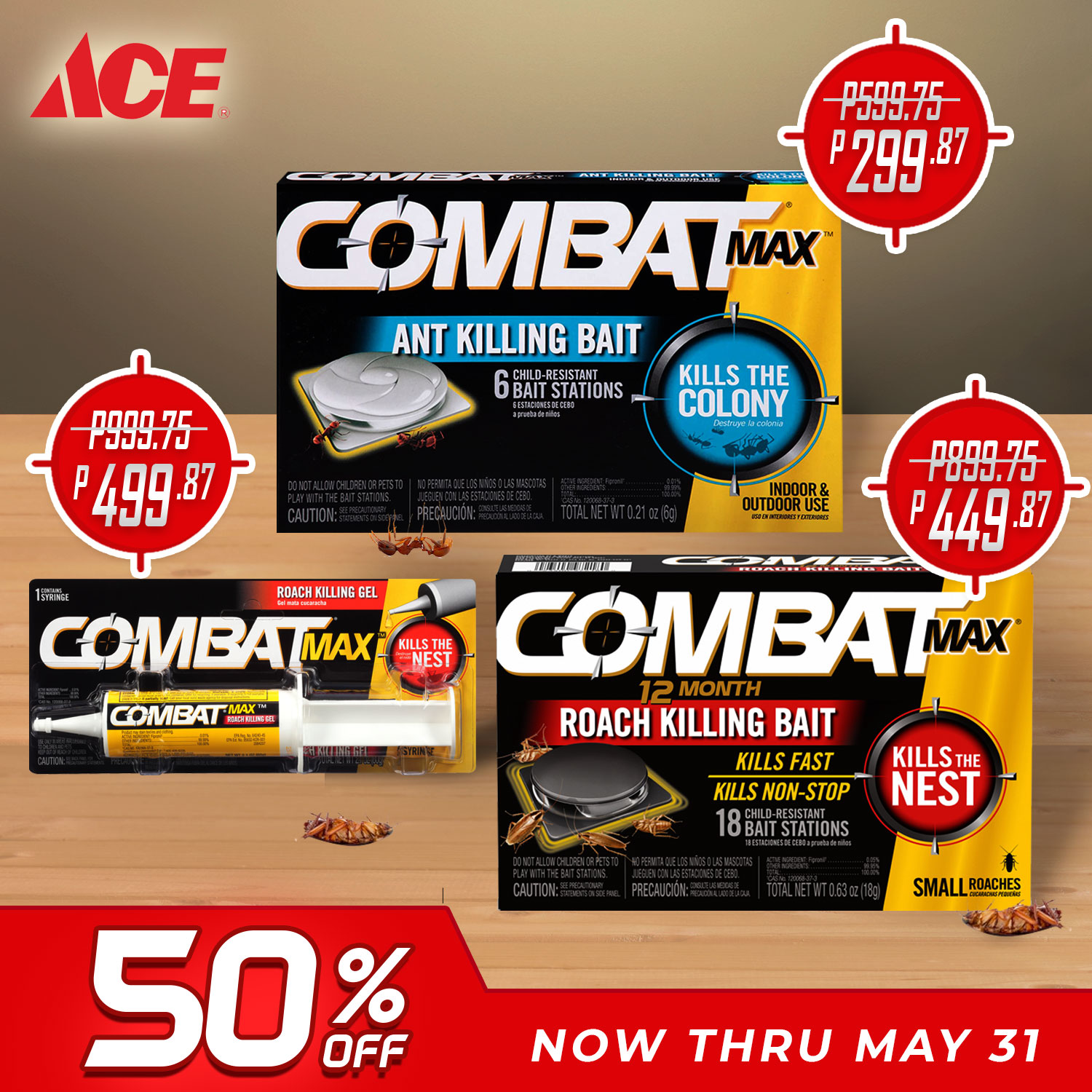 ACE x COMBAT Insect Killer Promo | Manila On Sale