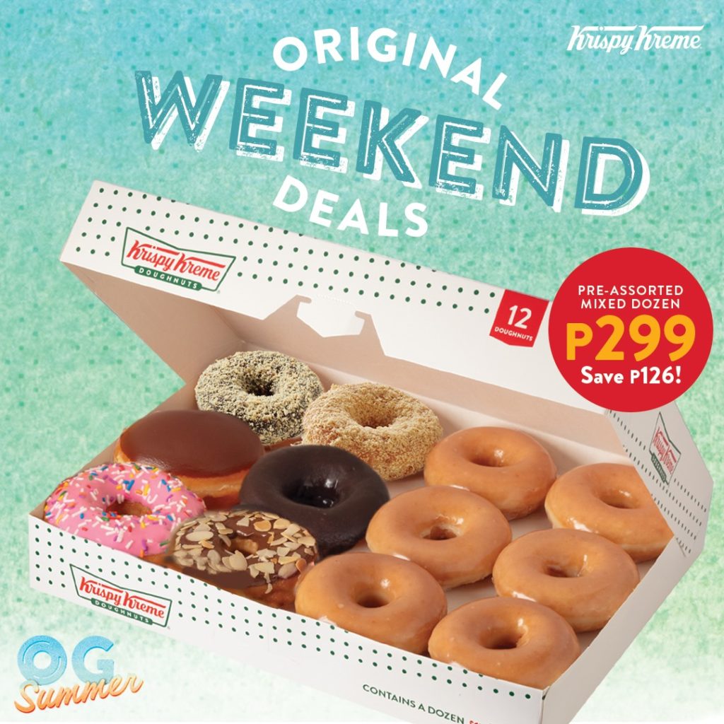 Krispy Kreme – Original Weekend Deals (Save P126) | Manila On Sale