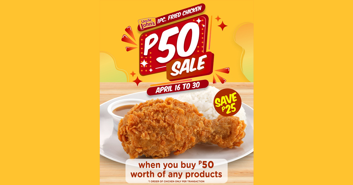 Ministop – P50 Fried Chicken Meal Promo | Manila On Sale