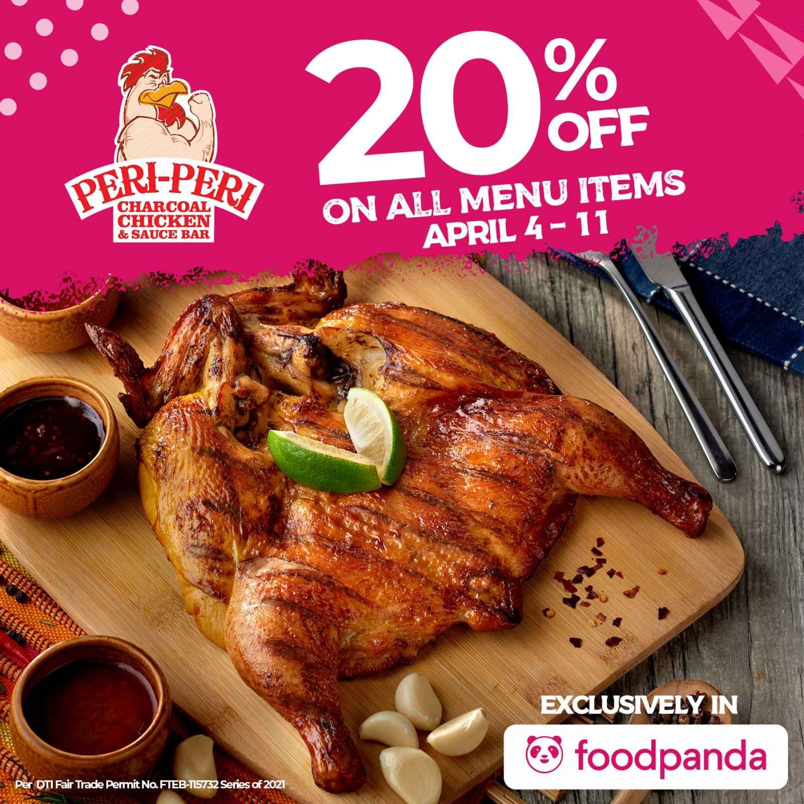 Peri-Peri – 20% OFF via Foodpanda | Manila On Sale