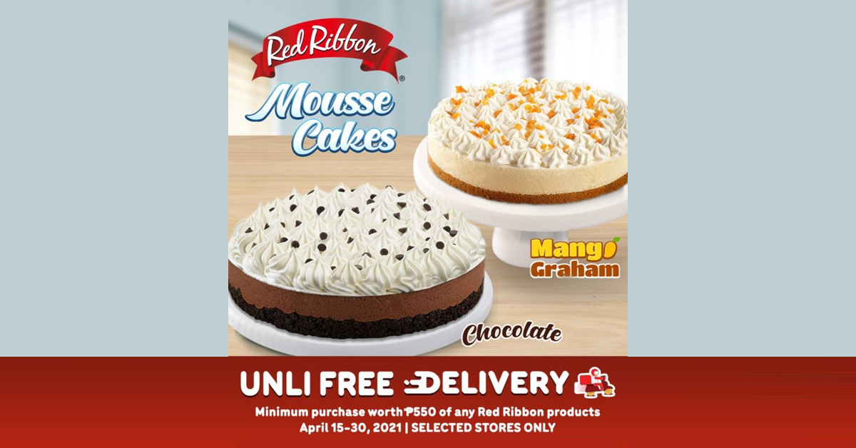 Red Ribbon – FREE Delivery Promo | Manila On Sale