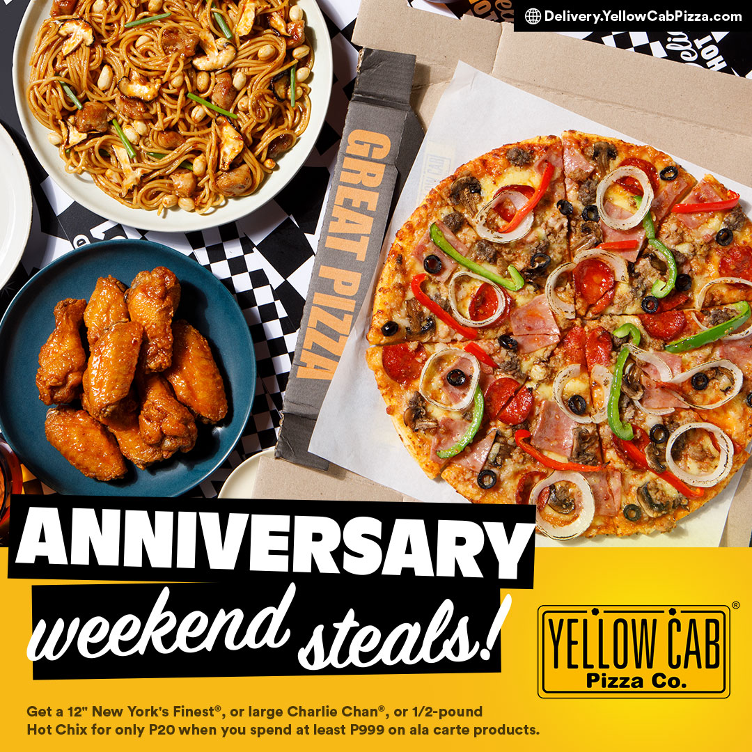Yellow Cab – Anniversary Weekend Steals | Manila On Sale