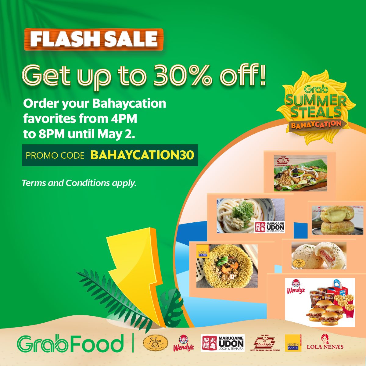 GrabFood – BAHAYCATION30 Promo | Manila On Sale