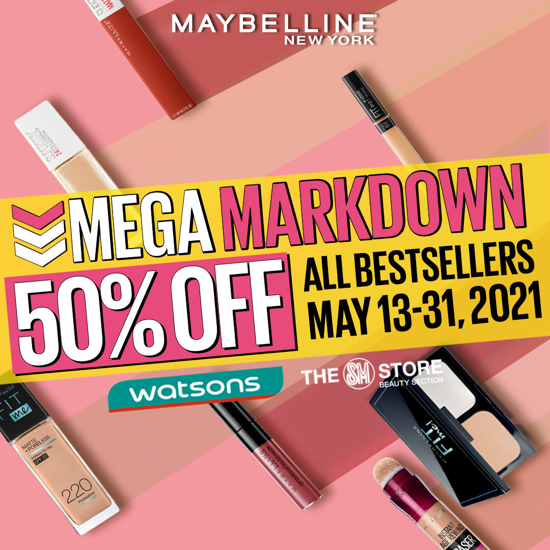 Maybelline – Mega Markdown Sale | Manila On Sale