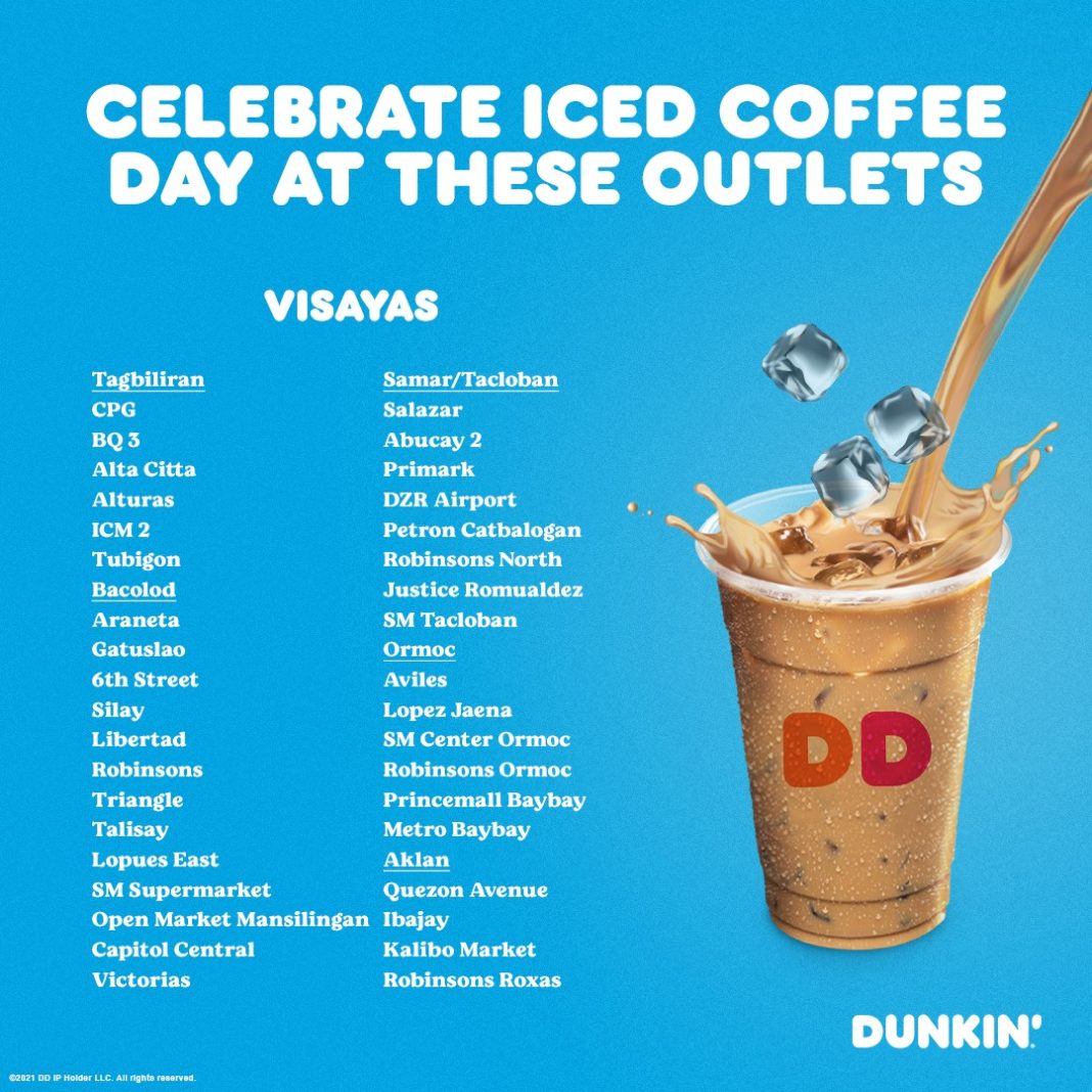 Dunkin’ Donuts – Ice Coffee Day (P25) | Manila On Sale