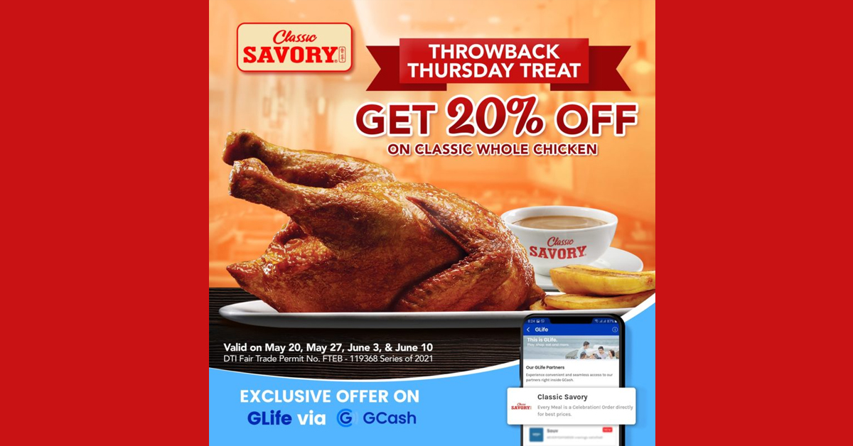 Classic Savory – 20% OFF Classic Whole Chicken Promo | Manila On Sale