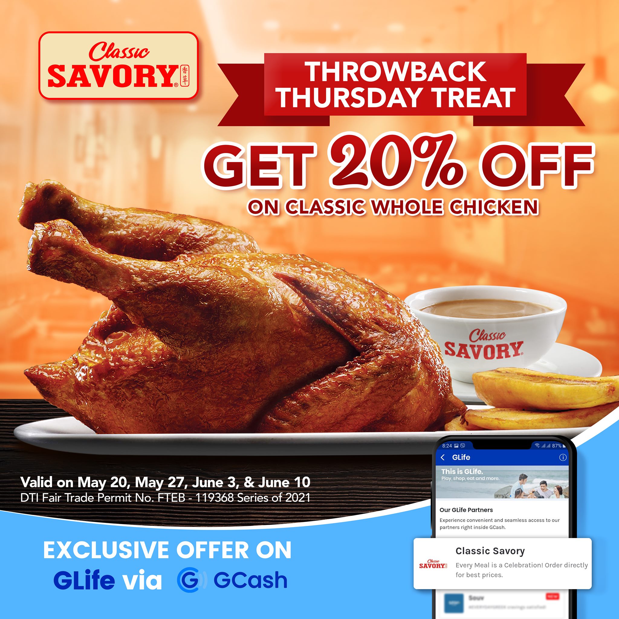 Classic Savory – 20% OFF Classic Whole Chicken Promo | Manila On Sale