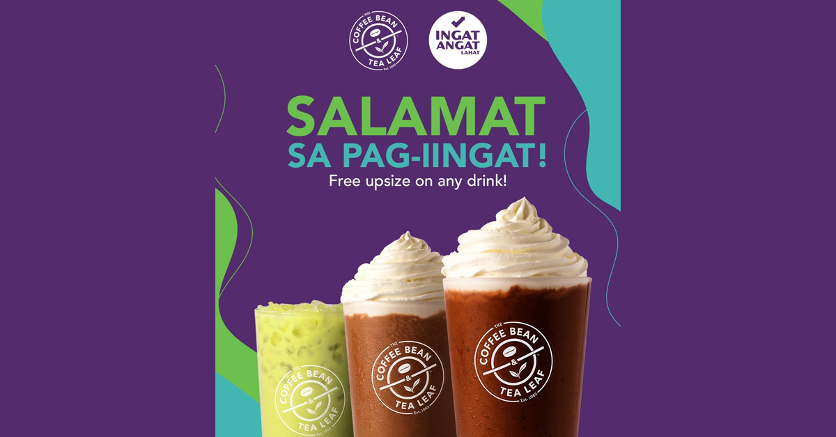 Coffee Bean & Tea Leaf – Vaccination Upsize Promo | Manila On Sale