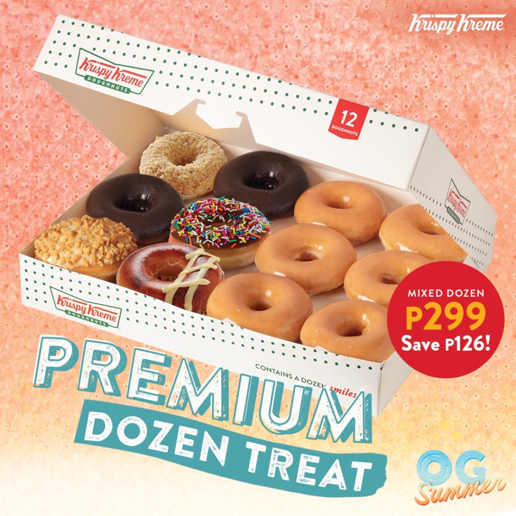Krispy Kreme – Premium Dozen Treat (Save P126) | Manila On Sale