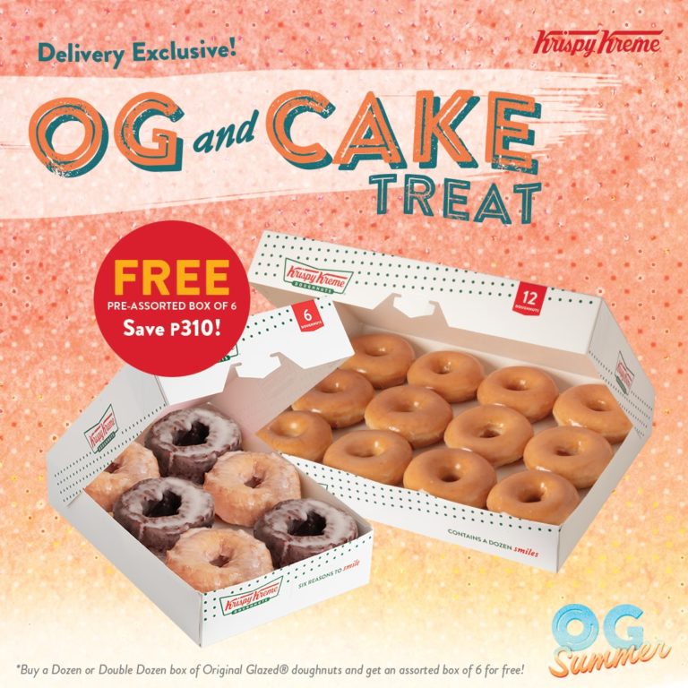 Krispy Kreme – OG & Cake Treat Promo | Manila On Sale