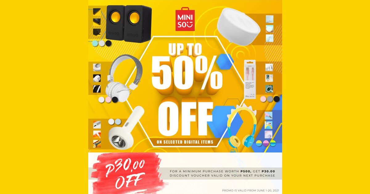 Miniso – up-to 50% OFF Digital Sale | Manila On Sale