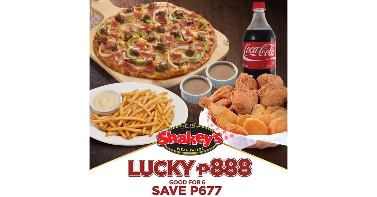 Shakey’s – LUCKY P888 Bundle | Manila On Sale