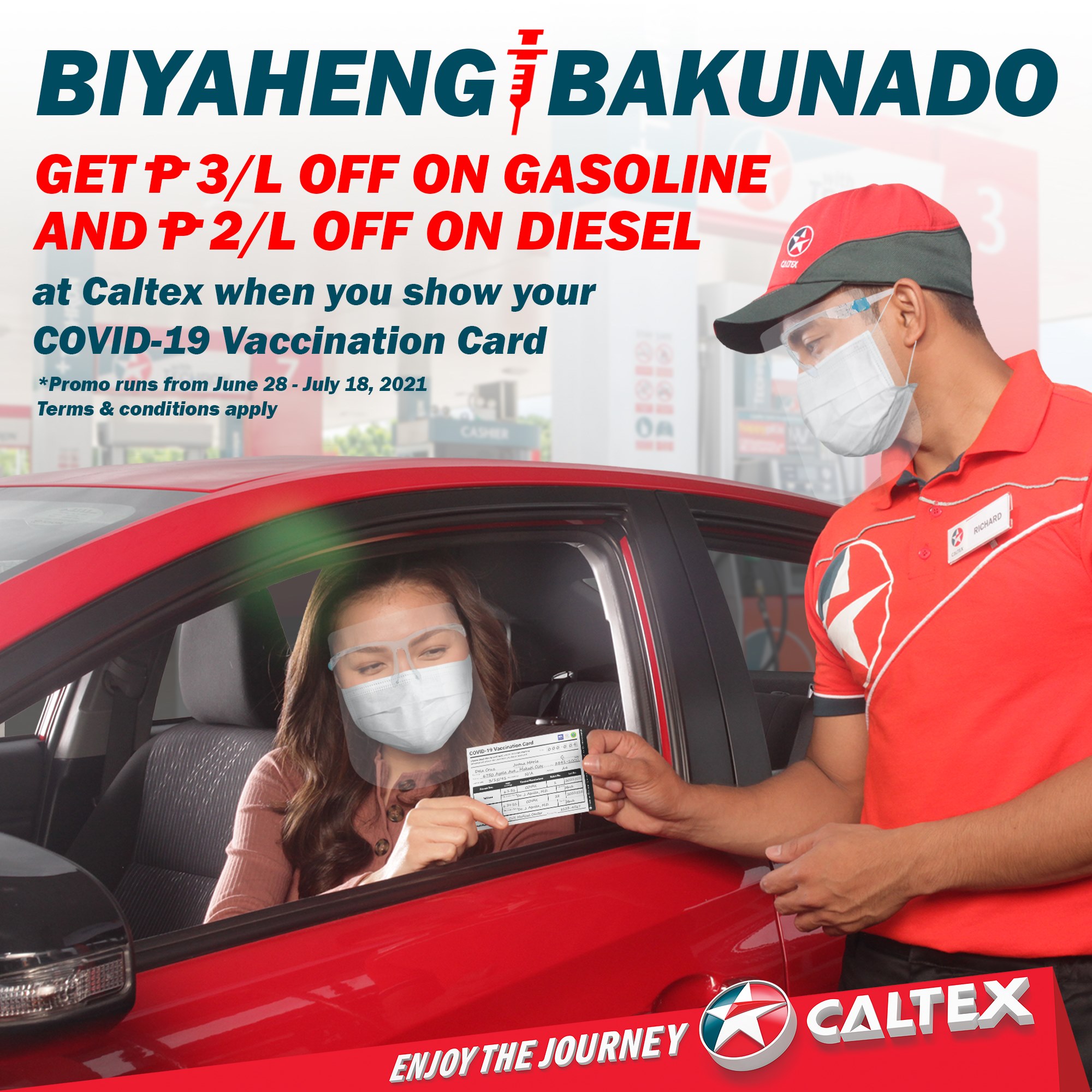 Caltex – Biyaheng Bakunado Promo | Manila On Sale