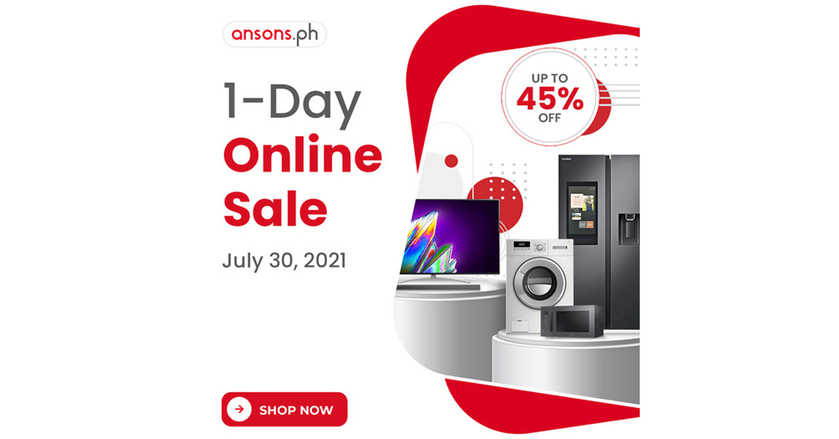 Anson’s – 1 DAY Online Sale | Manila On Sale