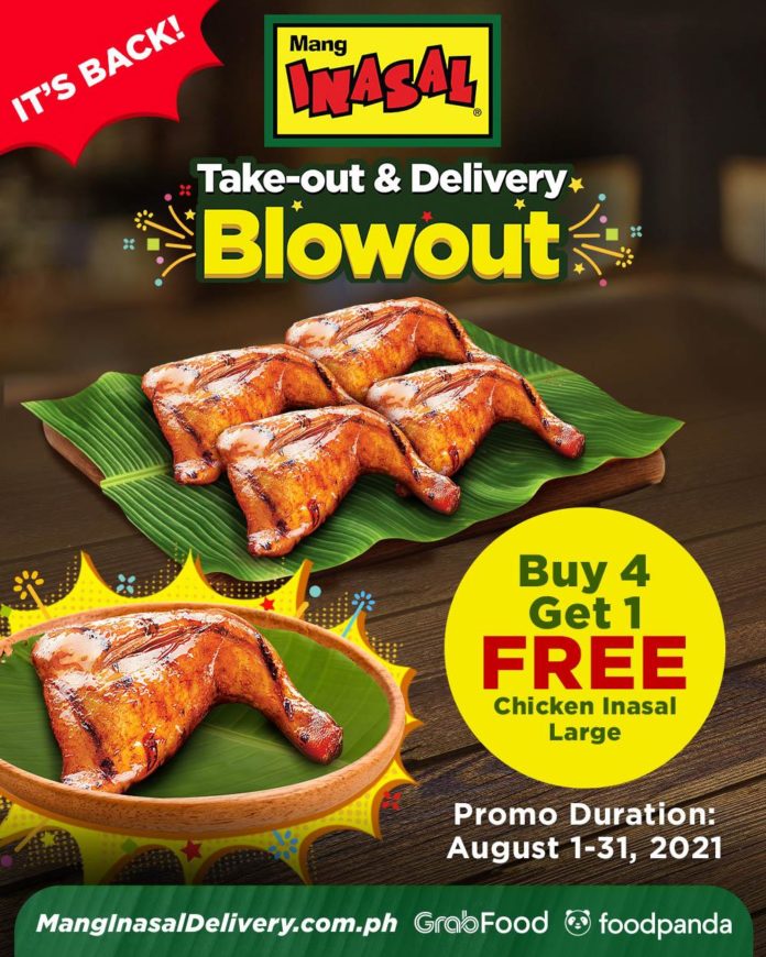 Mang Inasal – Take-out and Delivery Blowout August Promo | Manila On Sale
