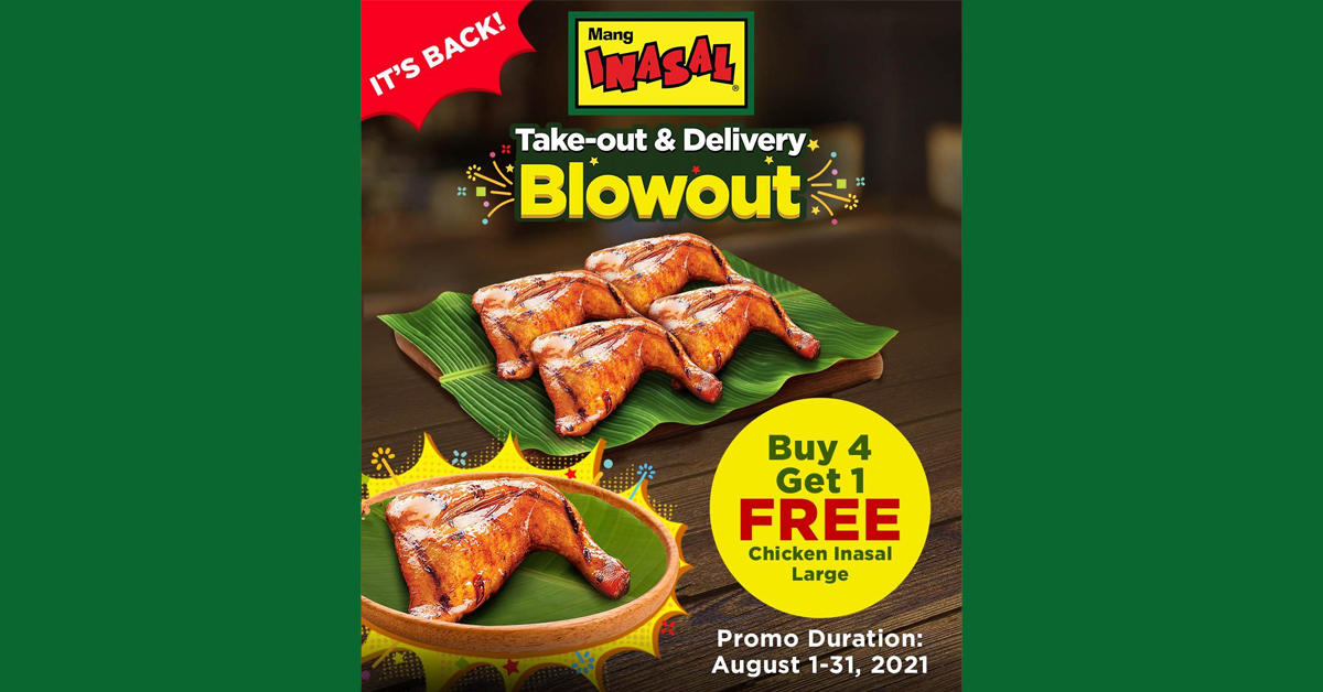 Mang Inasal – Take-out and Delivery Blowout August Promo | Manila On Sale