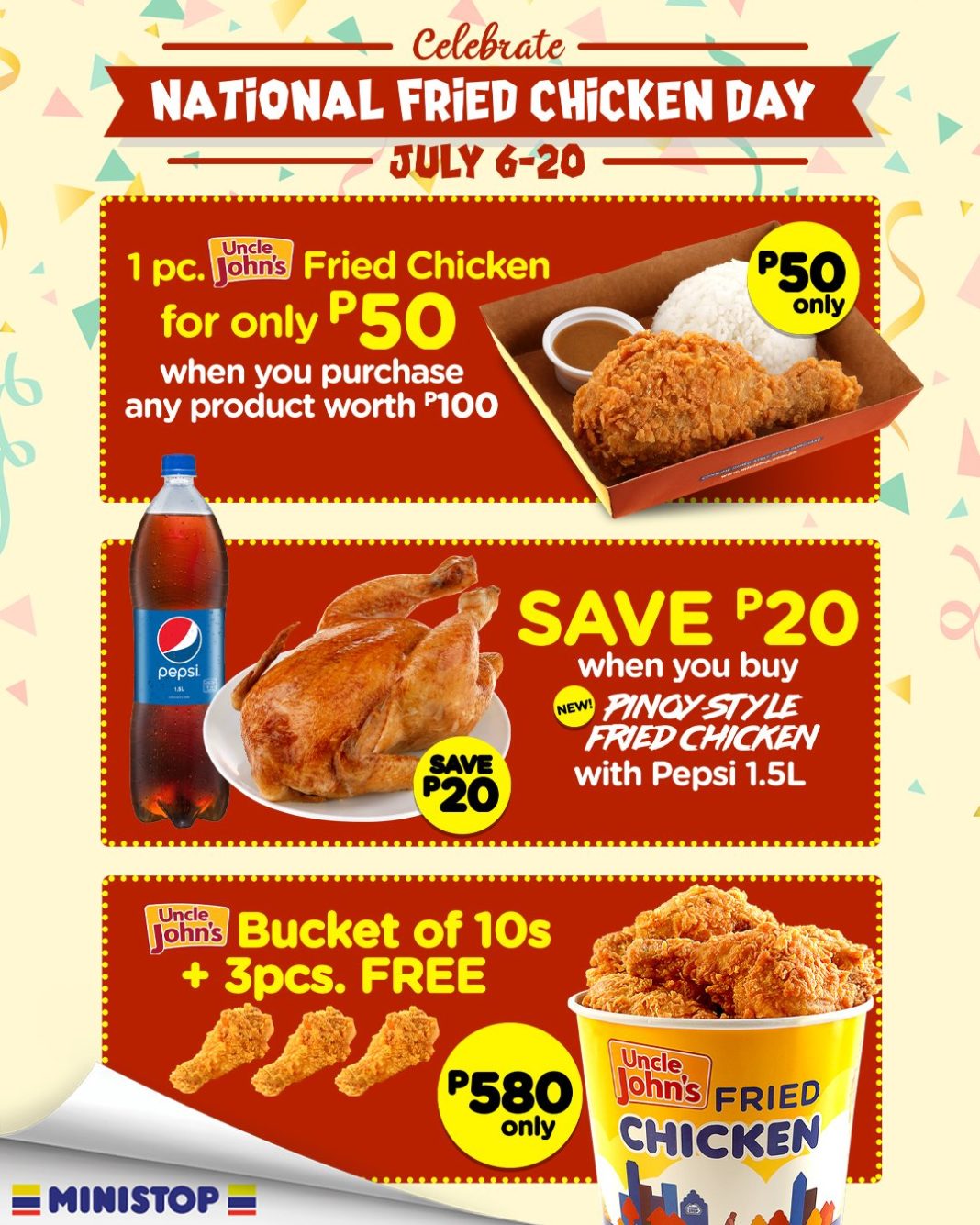 Ministop – National Fried Chicken Day Promo | Manila On Sale