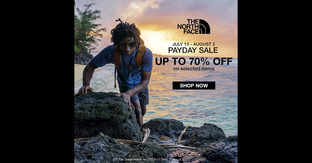 The North Face – upto 70% OFF Pay Day Sale | Manila On Sale