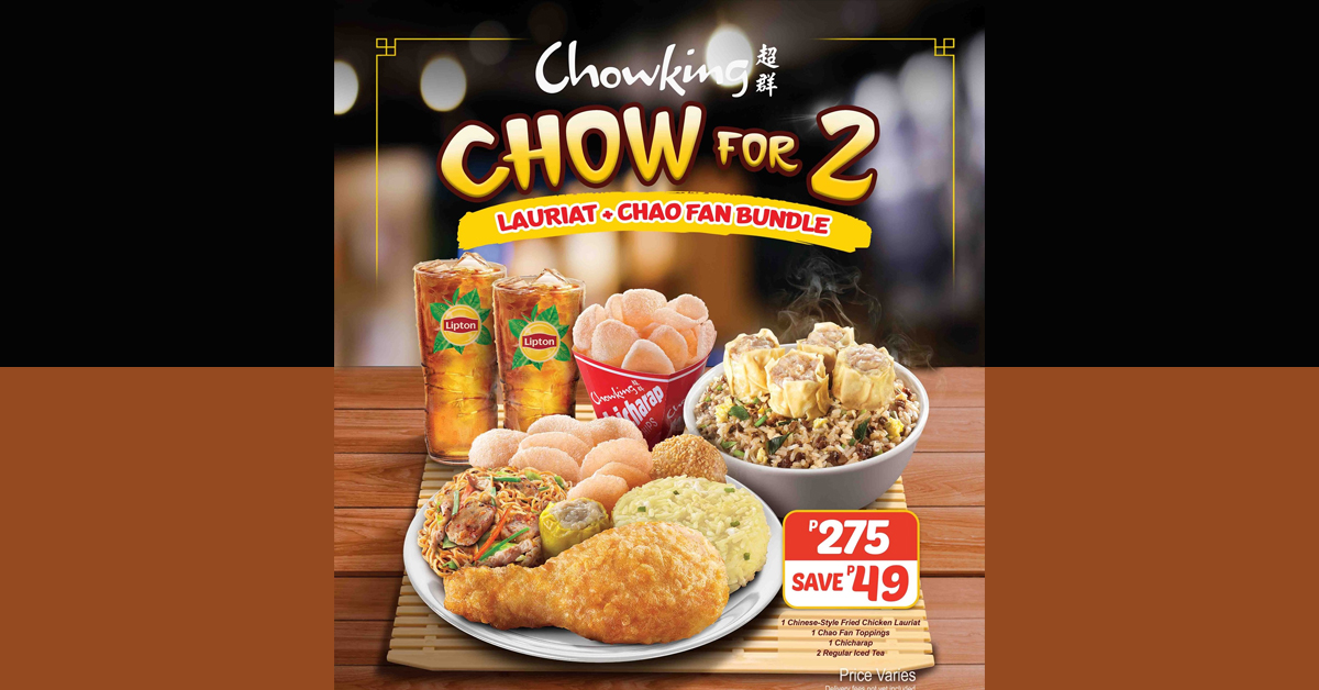 Chowking – CHOW for 2 Promo | Manila On Sale