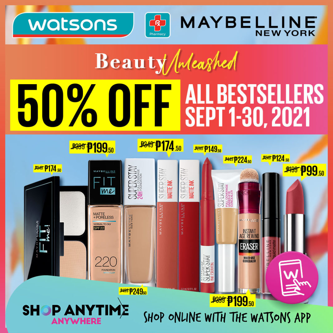 Watsons – BIGGEST Beauty Sale | Manila On Sale