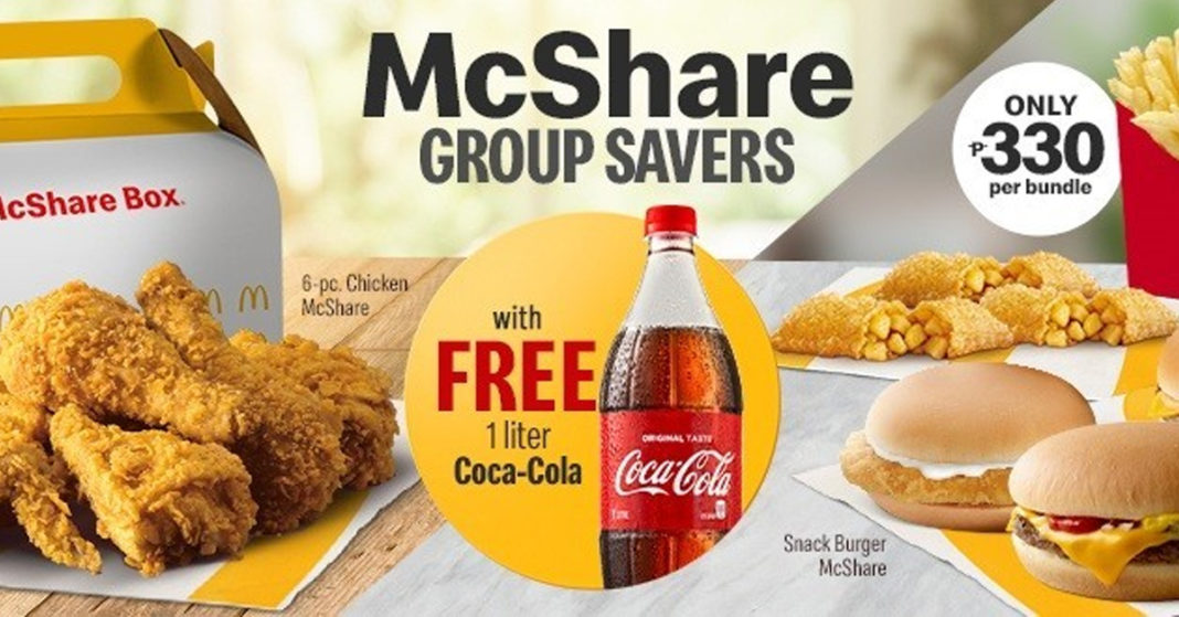 McDonald’s – FREE 1L Coca-Cola McShare Promo | Manila On Sale