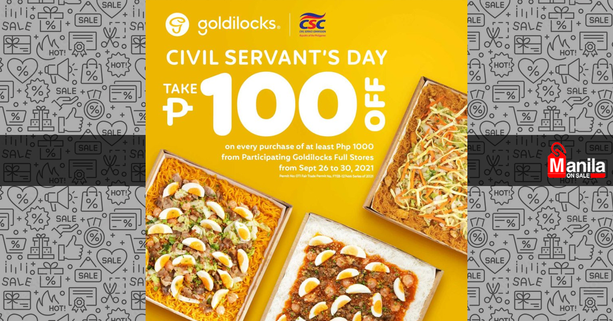 Goldilocks – Civil Servant’s Day Promo | Manila On Sale