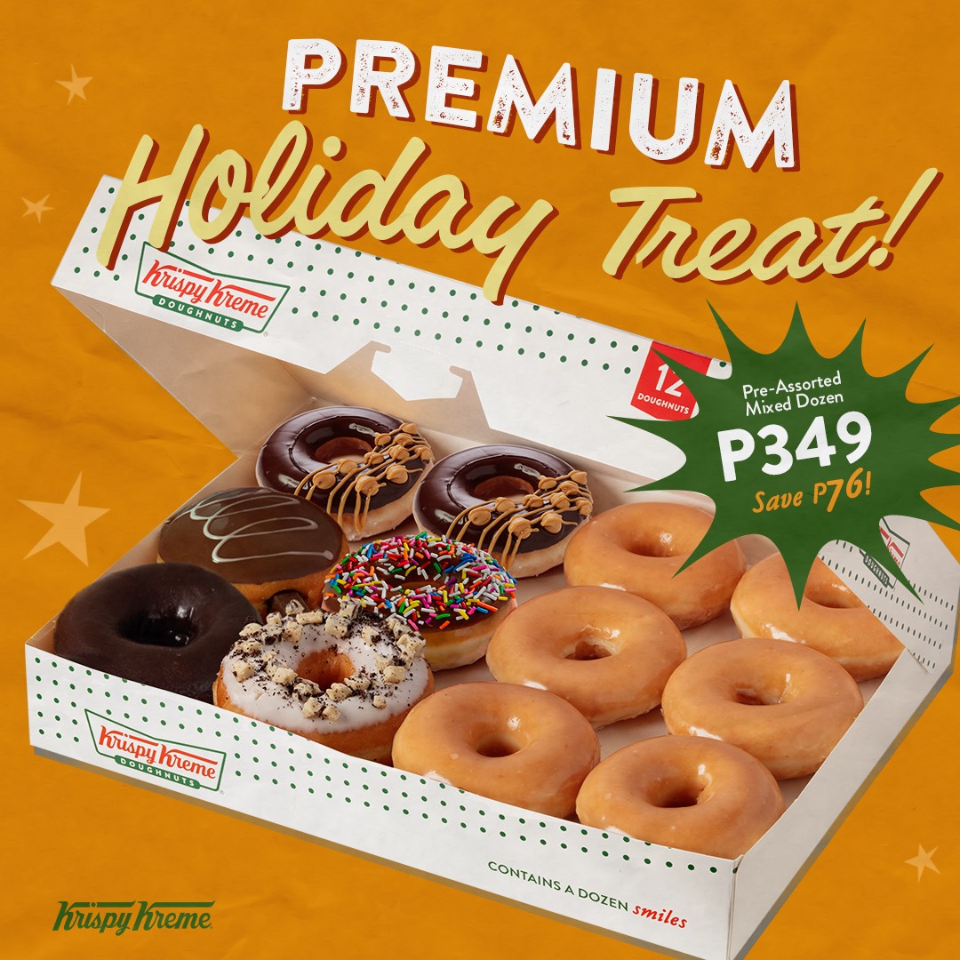 Krispy Kreme – Premium Holiday Treat (Save P76) | Manila On Sale