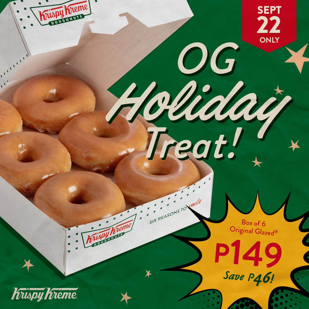 Krispy Kreme – OG Holiday Treat (Save P46) | Manila On Sale