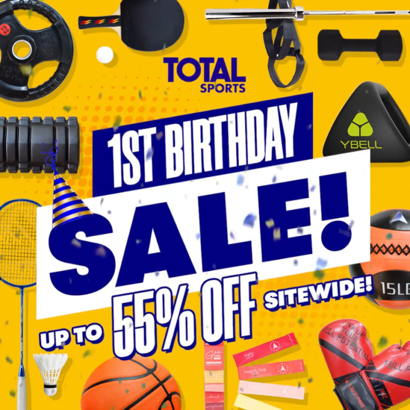 TOTAL Sports – Birthday Sale | Manila On Sale