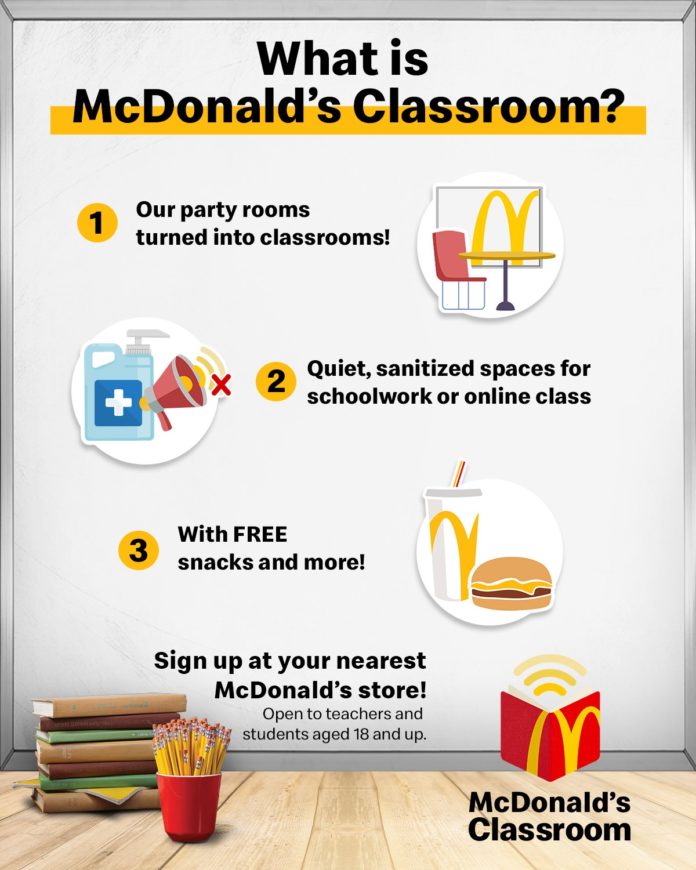 McDonald’s Classroom – a virtual learning classroom for teachers and ...