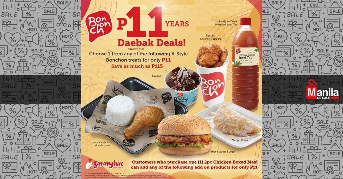 Bonchon – P11 Years Anniversary Promo | Manila On Sale
