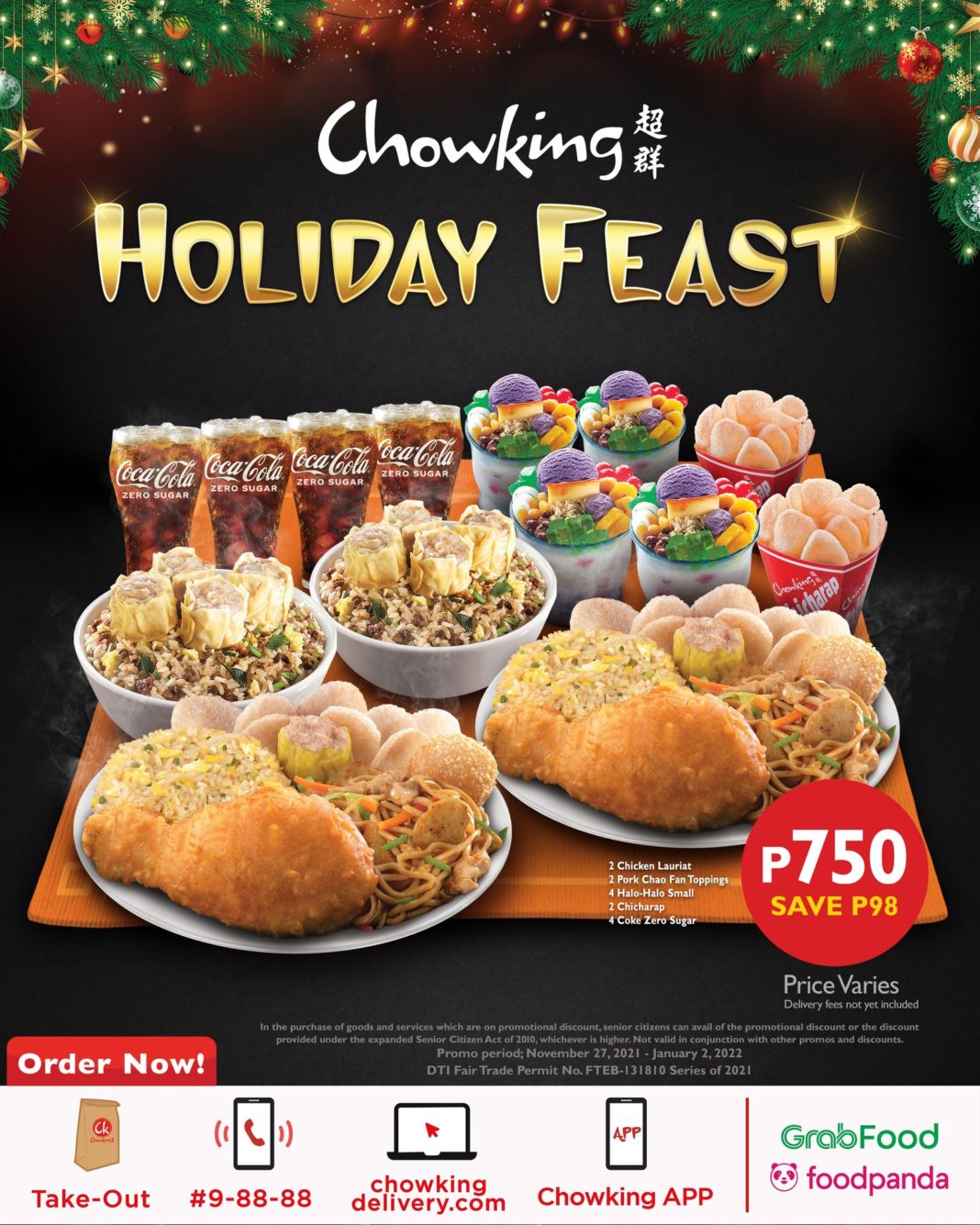Chowking – Holiday Feast Package Promo | Manila On Sale