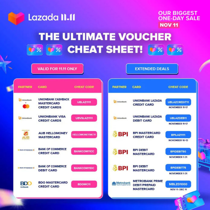 Lazada – 11.11 Ultimate Cheat Sheet | Manila On Sale