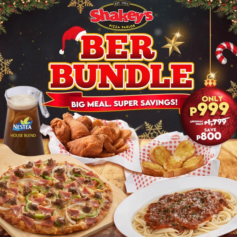 Shakey’s – BER BUNDLE (Save P800) | Manila On Sale