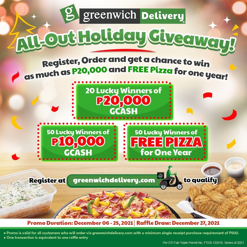 Greenwich – All-Out Holiday Giveaway | Manila On Sale